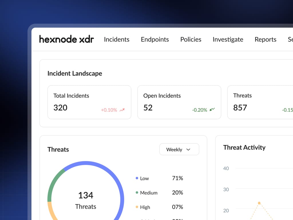 Hexnode XDR | Unified Endpoint Security & Threat Response