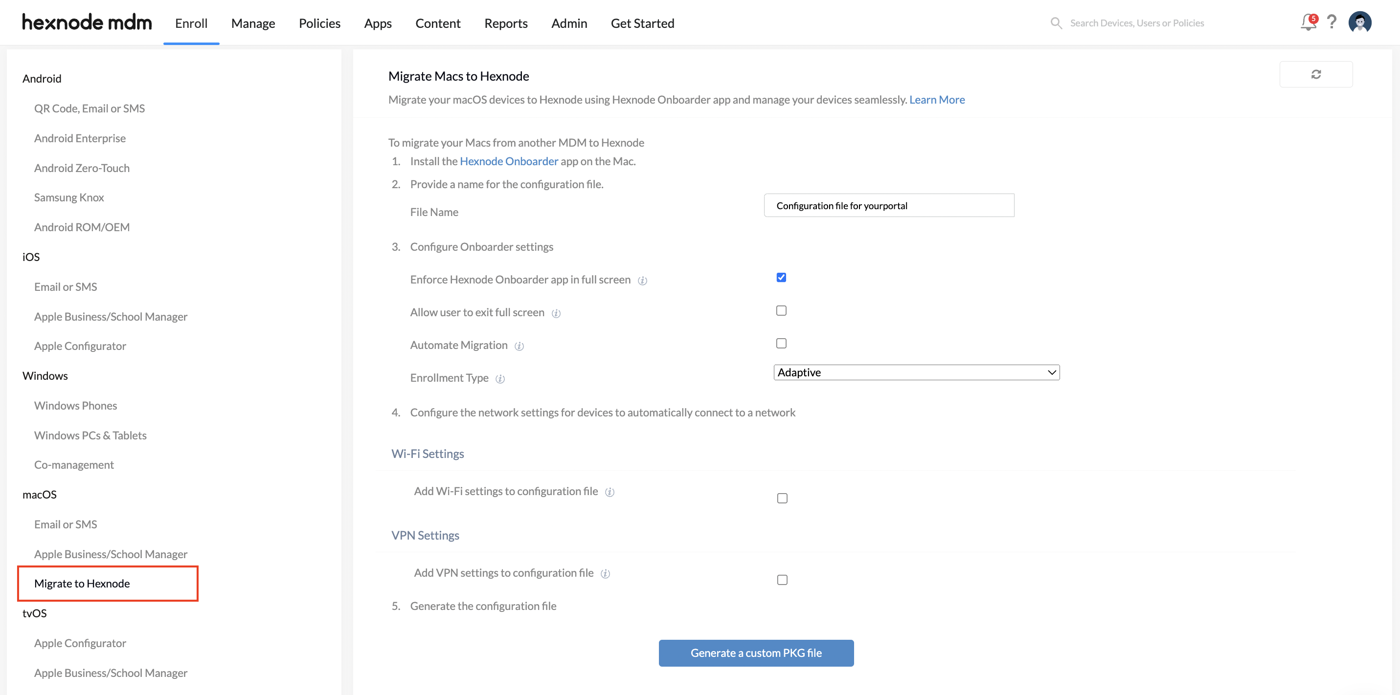Migrate Macos Devices To Hexnode With Hexnode Onboarder Unified Endpoint Management Community
