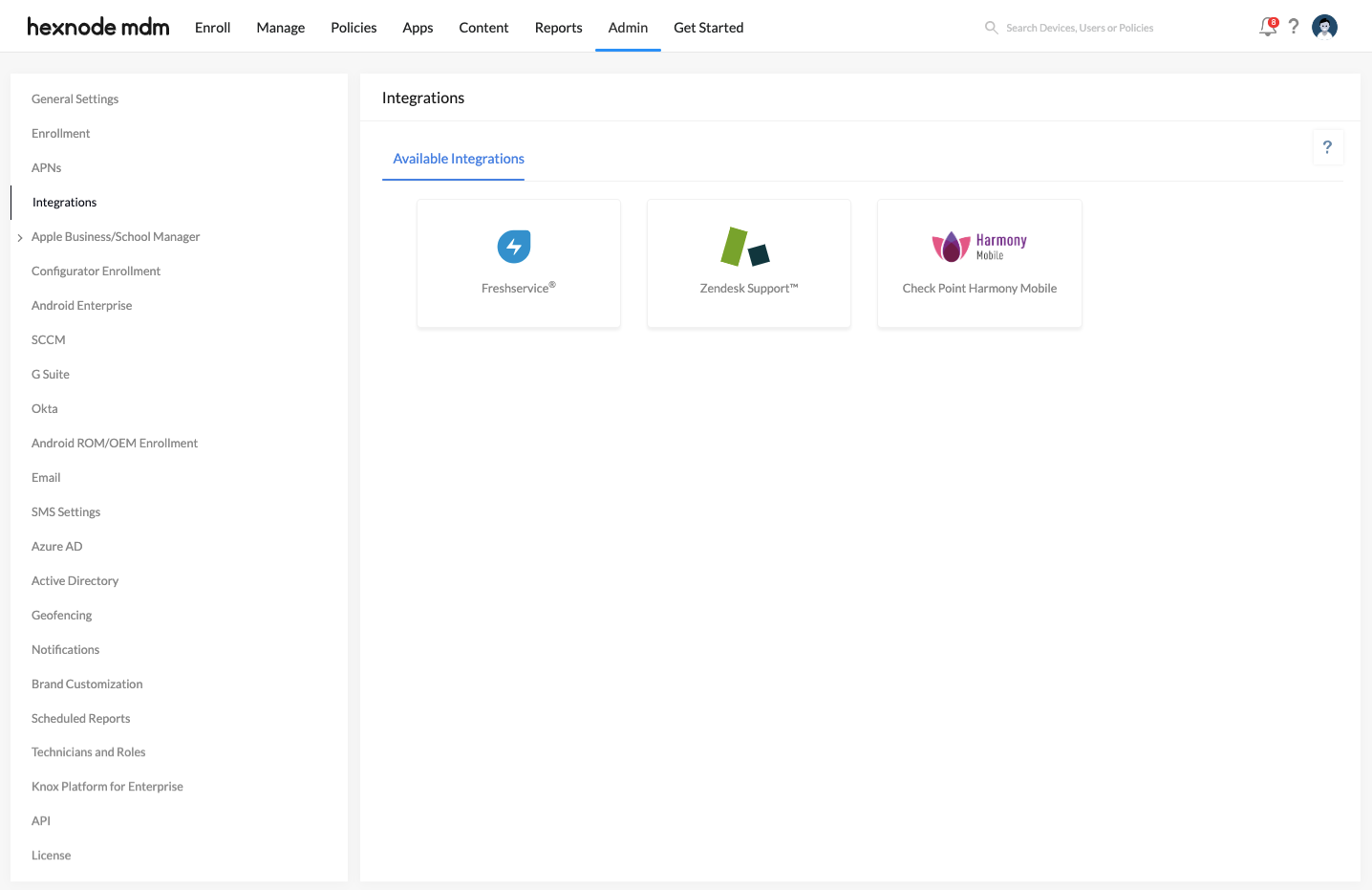 Integrate Check Point Harmony Mobile with Hexnode UEM - Hexnode Help Center Integrate Check Point Harmony Mobile with Hexnode UEM - Hexnode Help Center