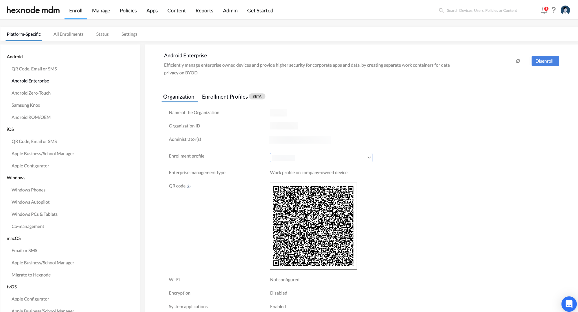 How To Enroll A Device In Android Enterprise As Work Profile On Company Owned Device Hexnode